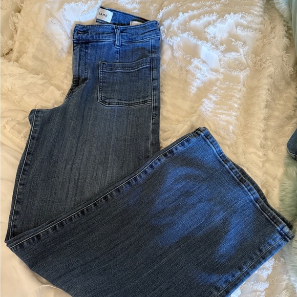 Frame Denim | Jeans | Frame Denim Womens Classic Blue Straight Leg ...